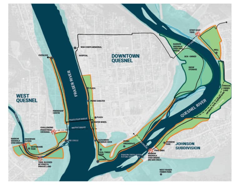 Quesnel waterfront plan receives boost from Northern Development ...